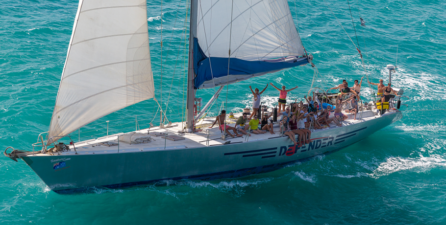 British Defender 2 Days 2 Nights | Whitsundays Overnight Sailing Tour ...